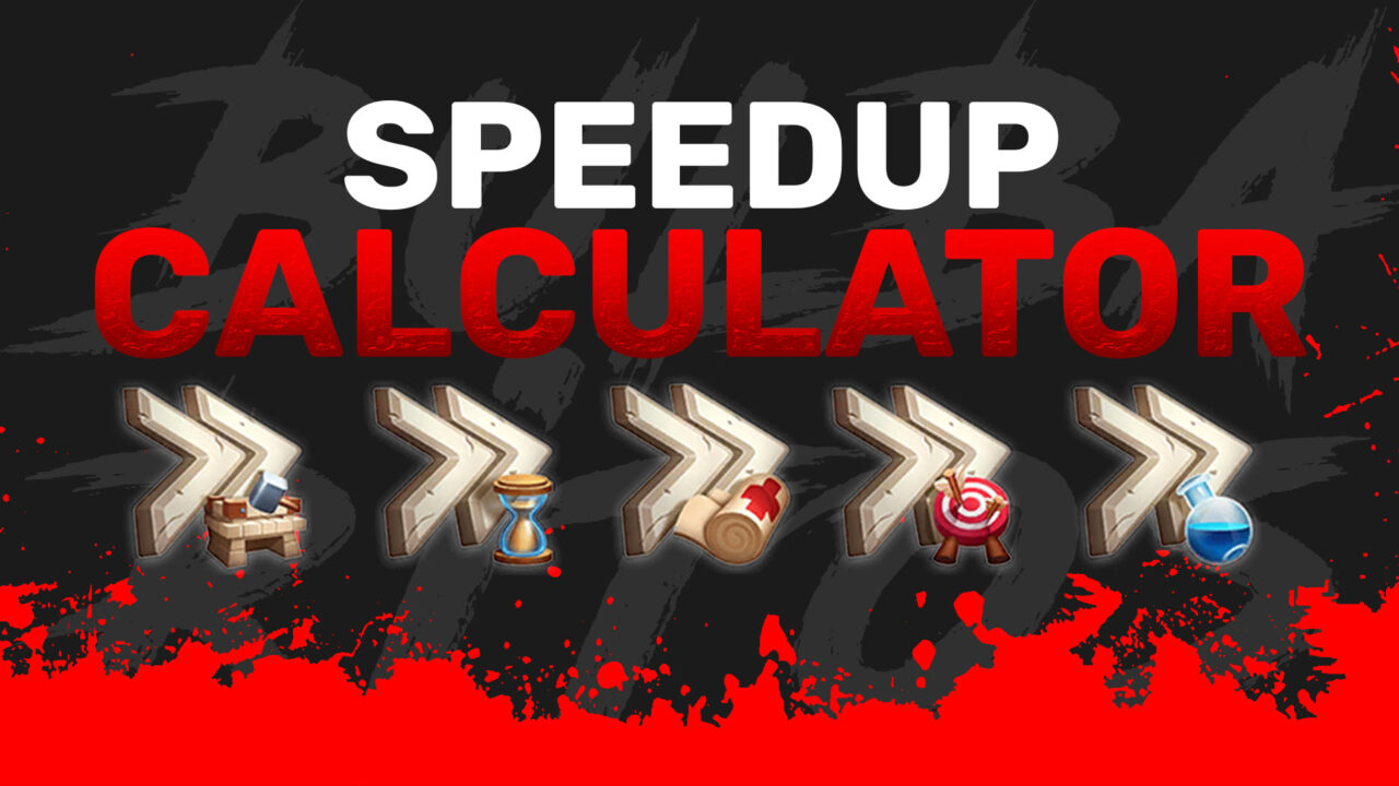 Rise of Kingdoms Speedup Calculator | Bulbaritos